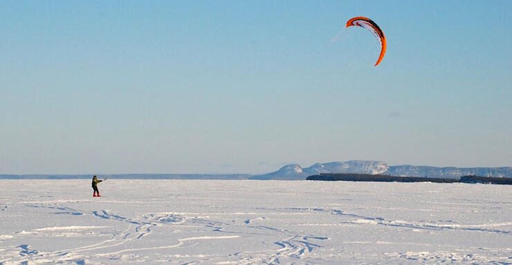 Snowkiting Adventures in Ontario | Northern Ontario Travel