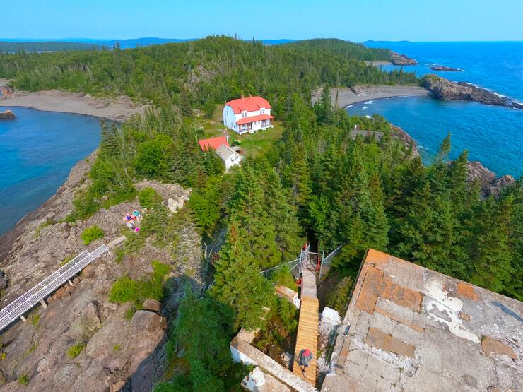 Visiting Rossport's Battle Island Lighthouse | Northern Ontario Travel
