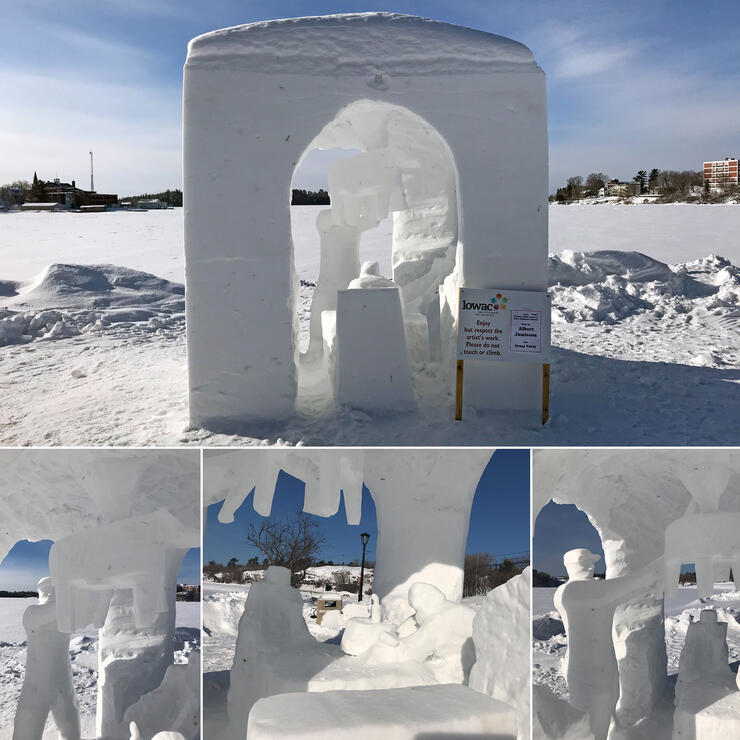 2019 Snow Sculpture Competition in Kenora Ontario | Northern Ontario Travel